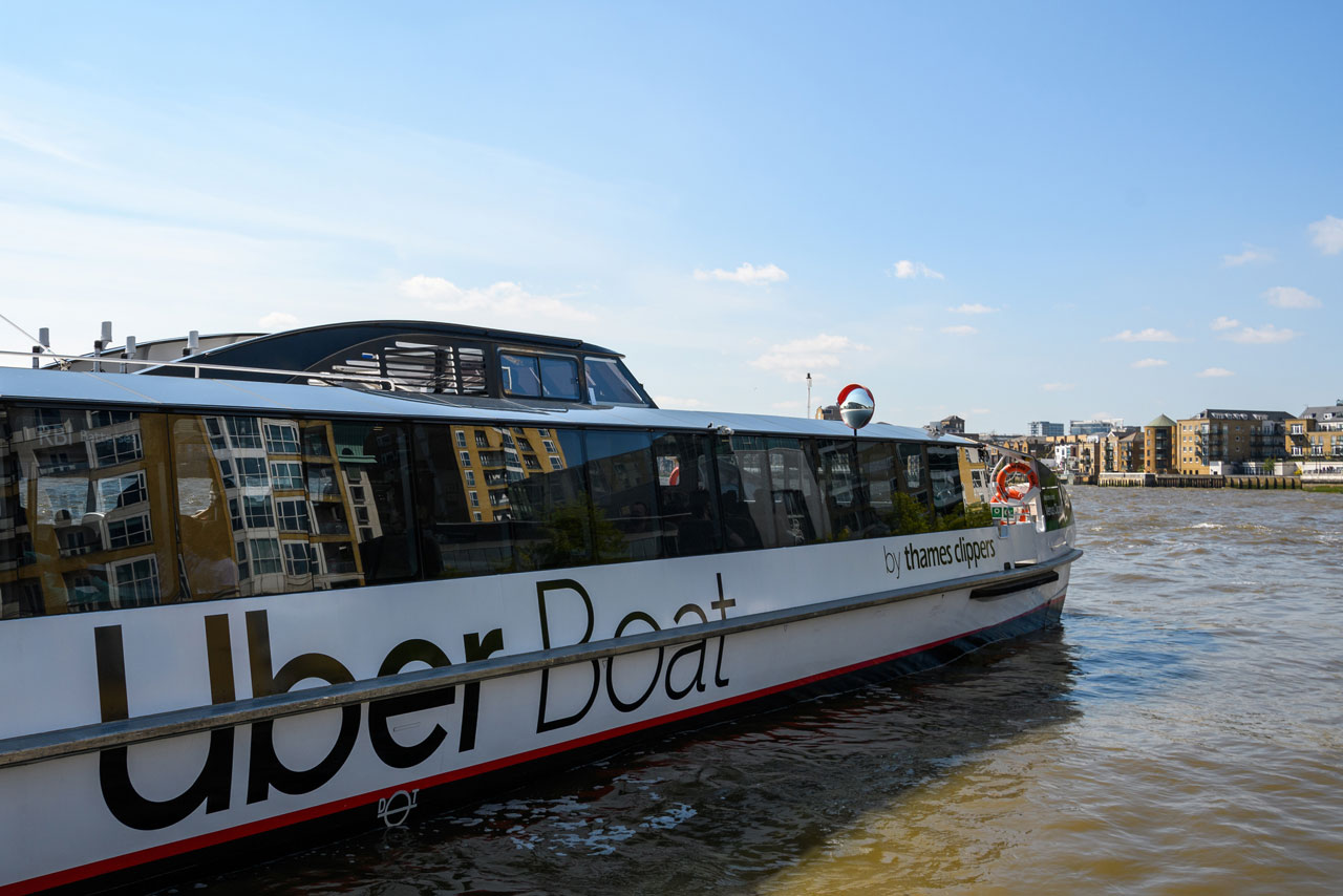 Uber Boats by Thames Clippers - ferry service on the Thames